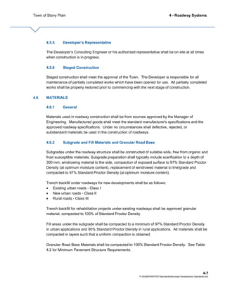 Town of Stony Plain - Municipal Design Standards | PDF