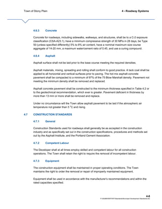 Town of Stony Plain - Municipal Design Standards | PDF