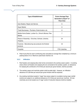 Town of Stony Plain - Municipal Design Standards | PDF