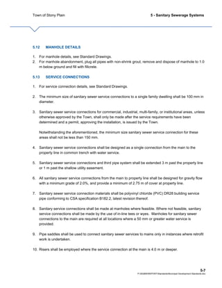 Town of Stony Plain - Municipal Design Standards | PDF