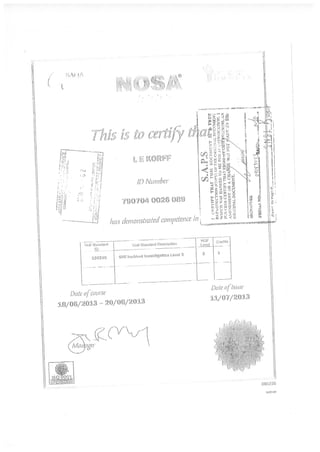 LOUISA KORFF CV 02 OCTOBER 16 | PDF