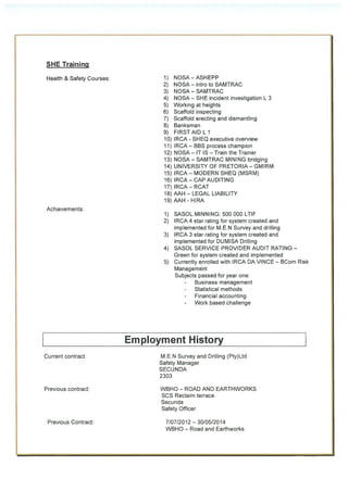 LOUISA KORFF CV 02 OCTOBER 16 | PDF