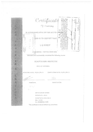 LOUISA KORFF CV 02 OCTOBER 16 | PDF