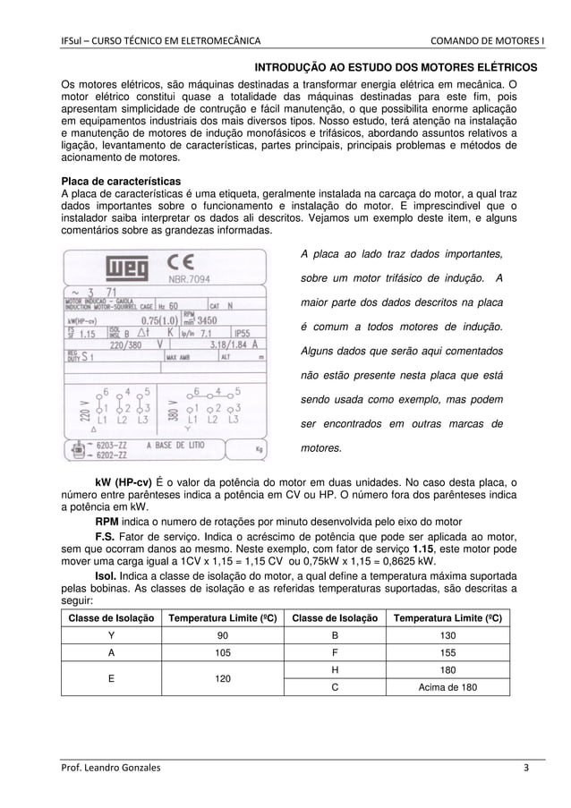 Apostila Comandos Elétricos Prática Cefet Pdf