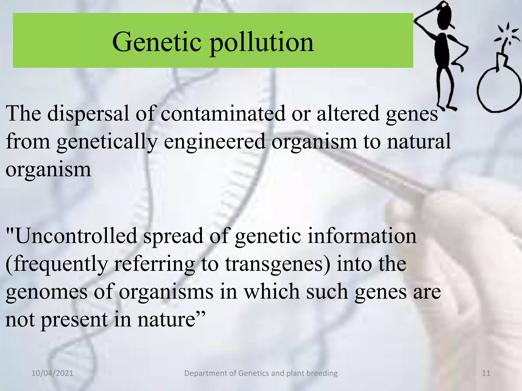 Genetic pollution | PPTX