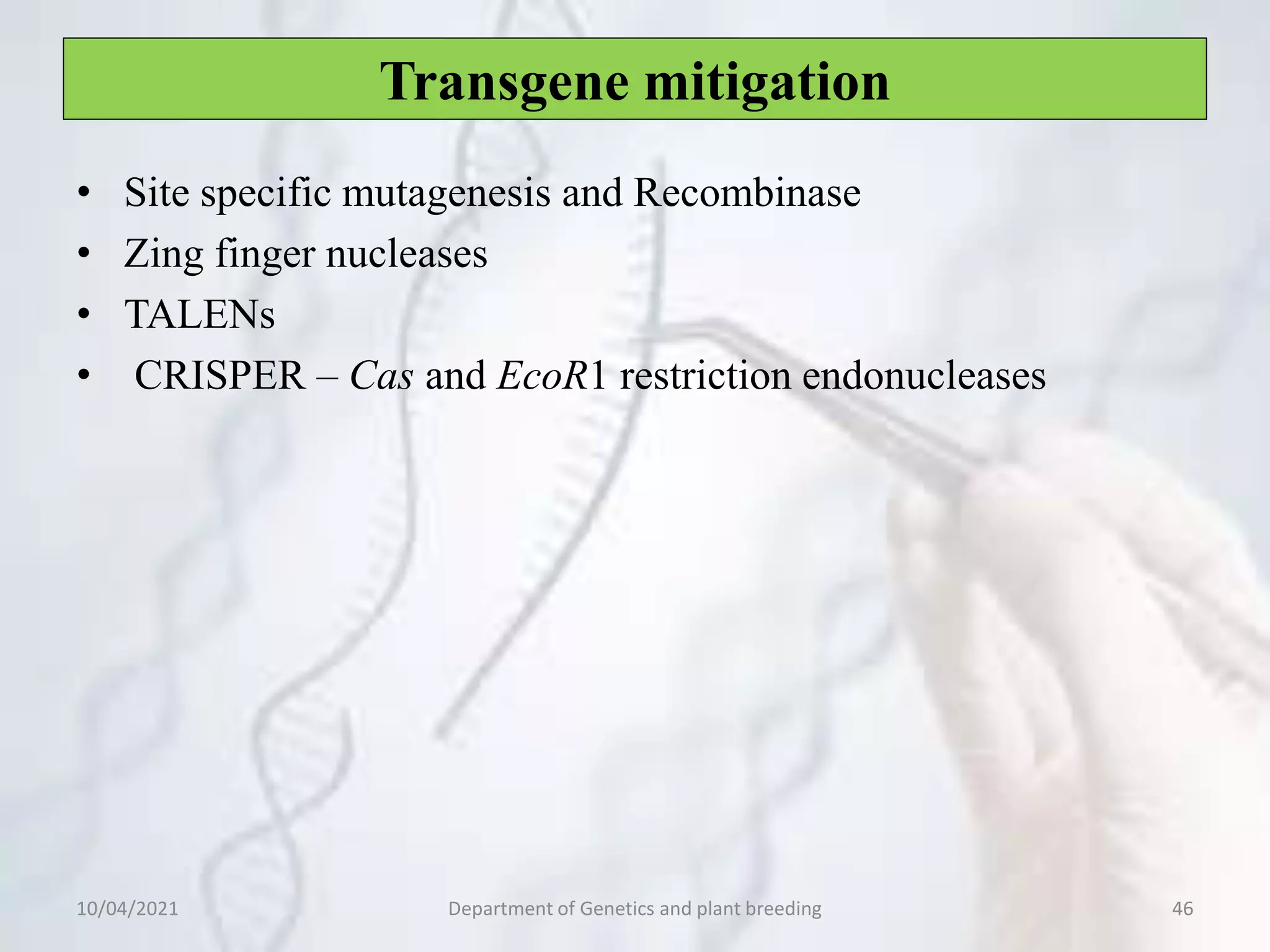 Genetic pollution | PPTX