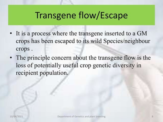 Genetic pollution | PPTX