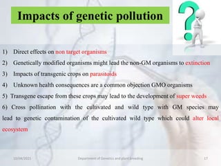 Genetic pollution | PPT