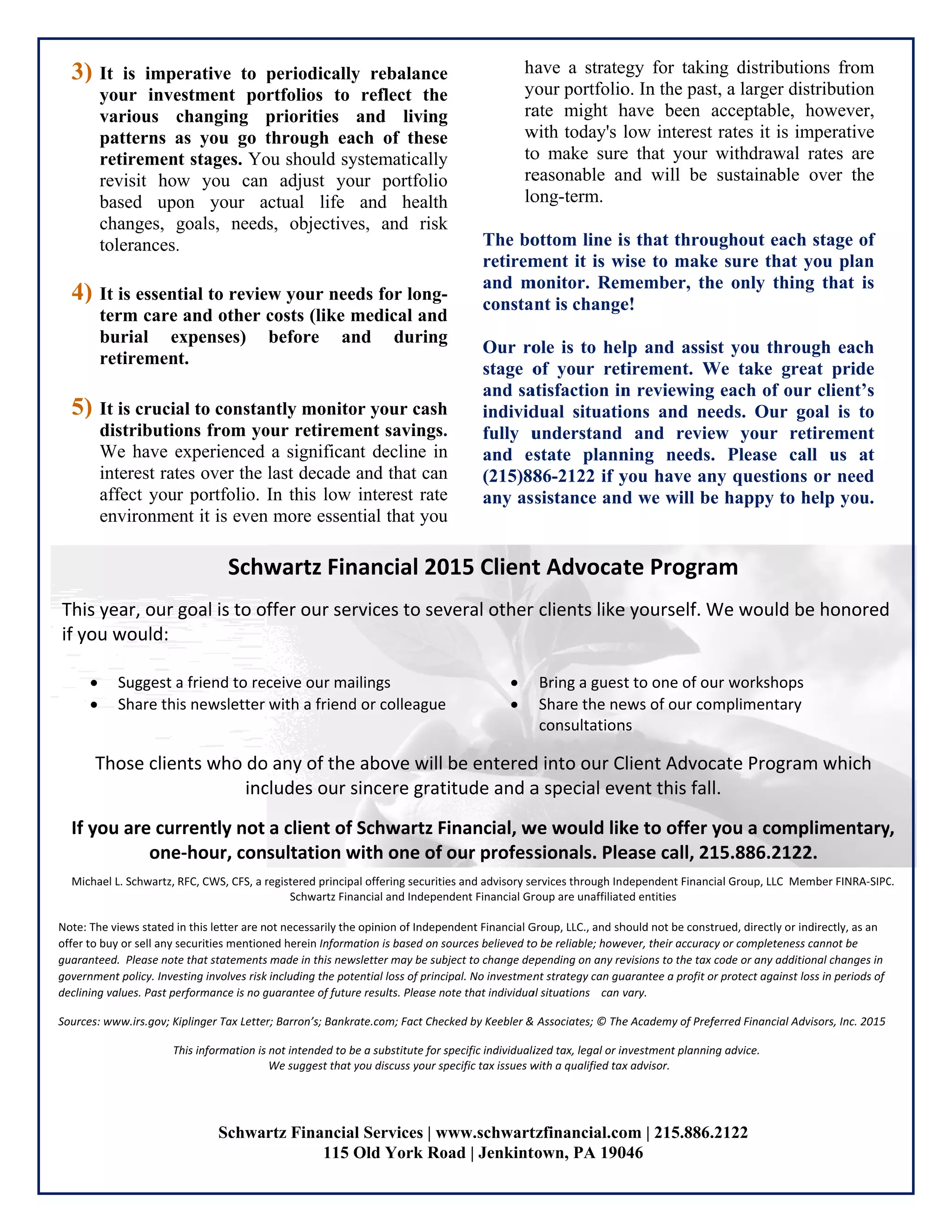 Four Phases of Retirement | PDF