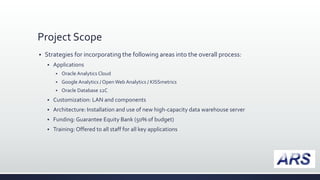 Section 3_ARS IT Expansion Project Plan Presentation | PPT