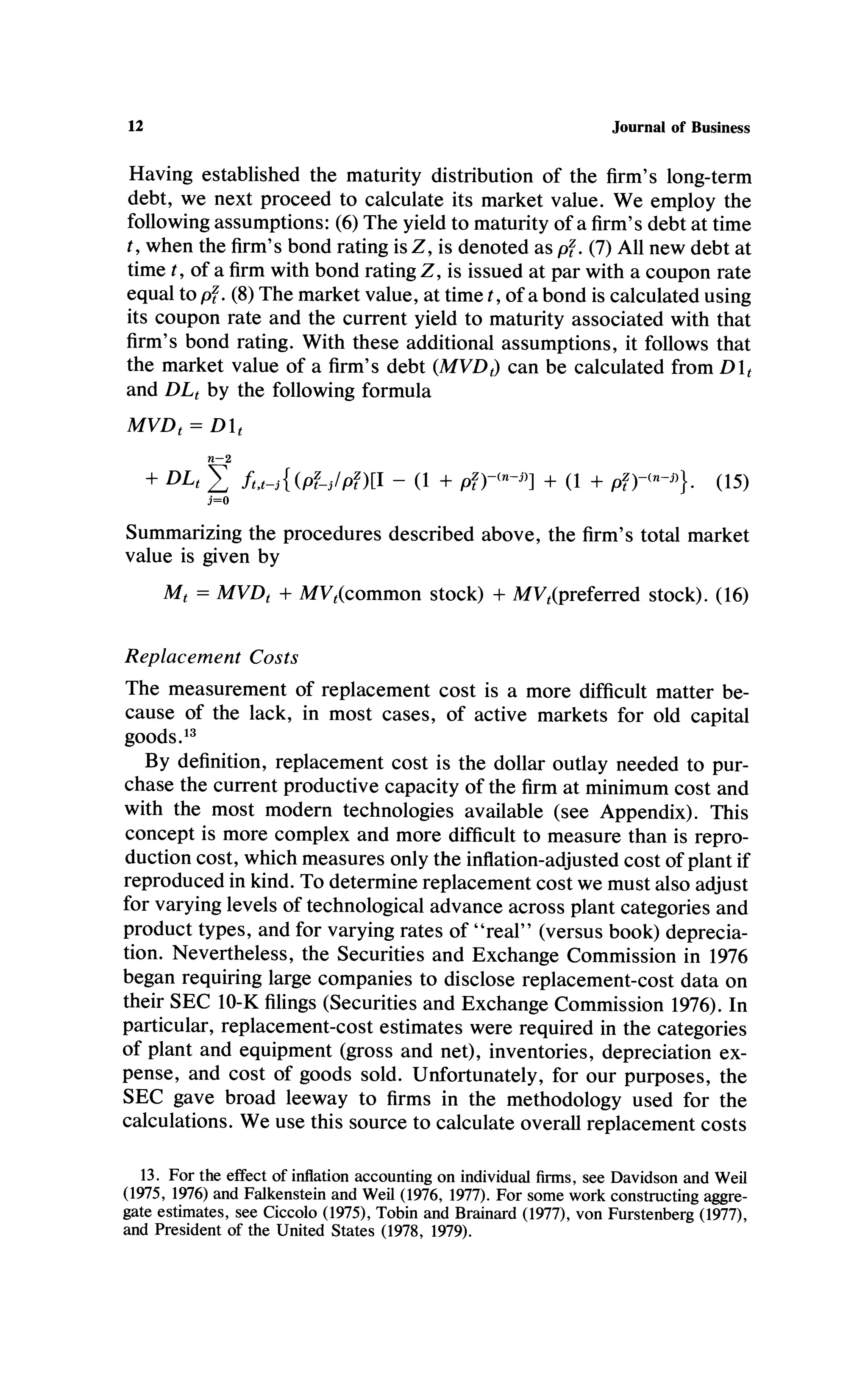 Tobin's q and Industrial Organization | PDF