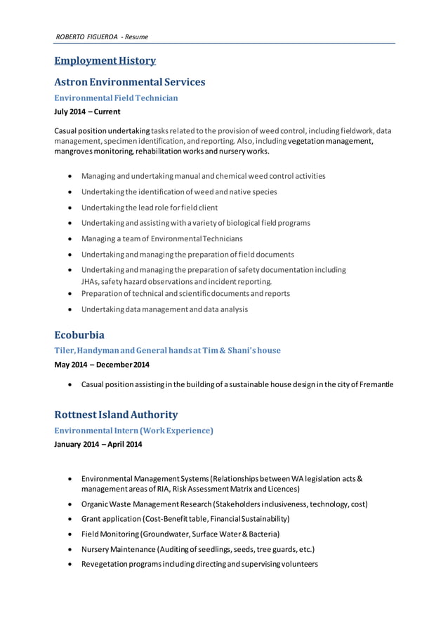 ROBERTO Resume-1 | PDF