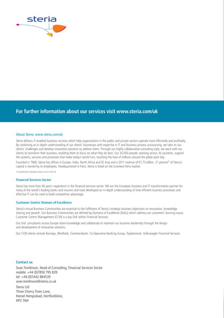 Building the Customer Centric Enterprise | PDF