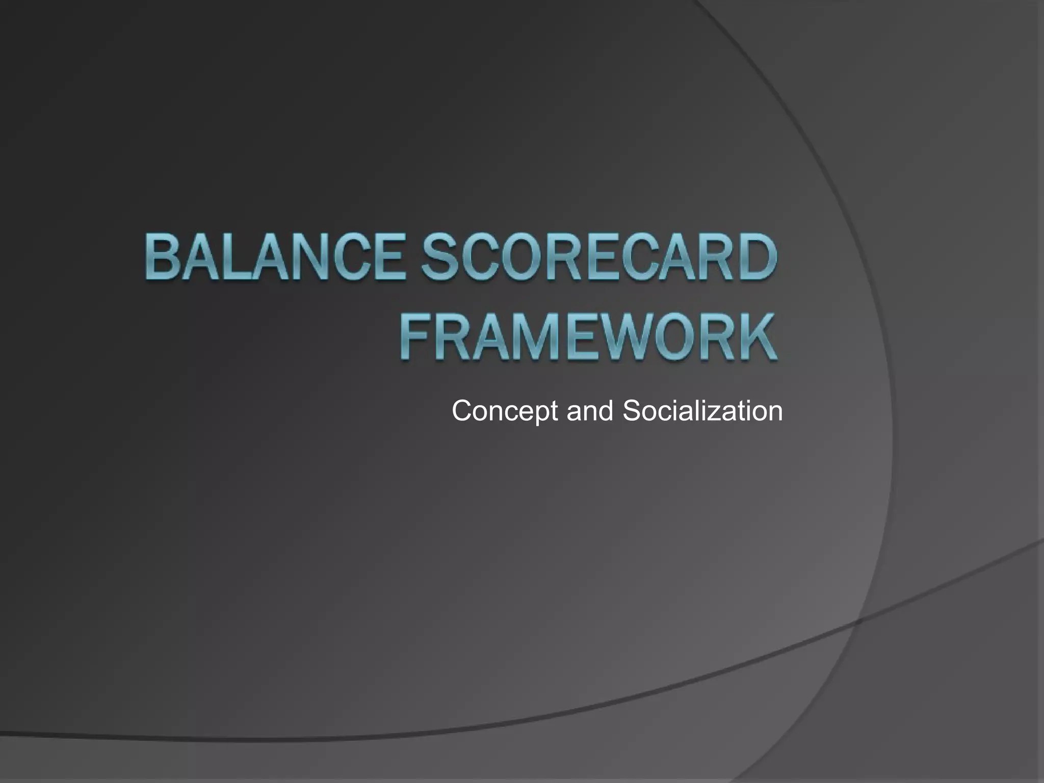 Balance Scorecard Framework | PPT