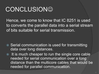 8251A INTEL Universal Synchronous Asynchronous Receiver Transmitter..pptx