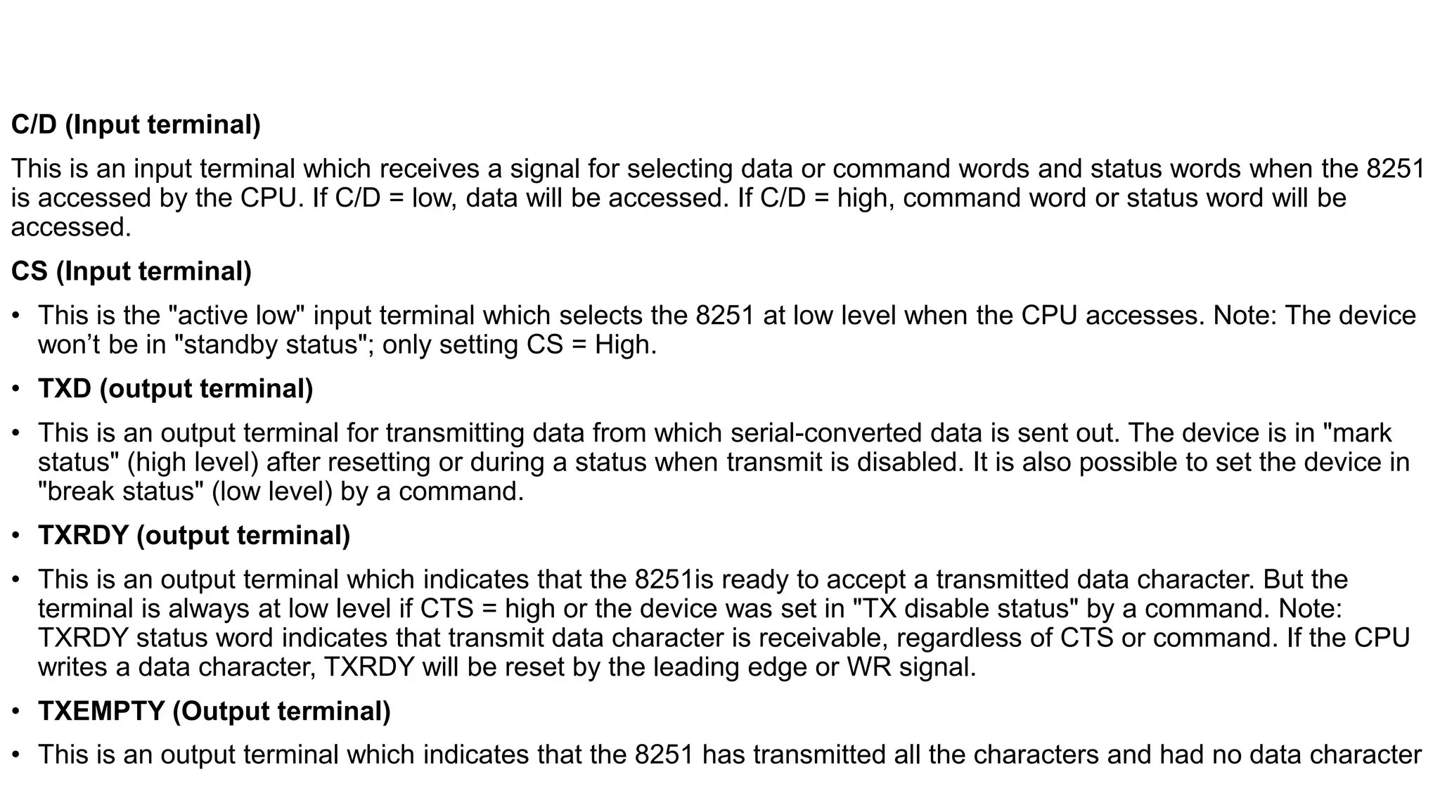 8251 IC.pptx | Operating Systems | Computer Software and Applications