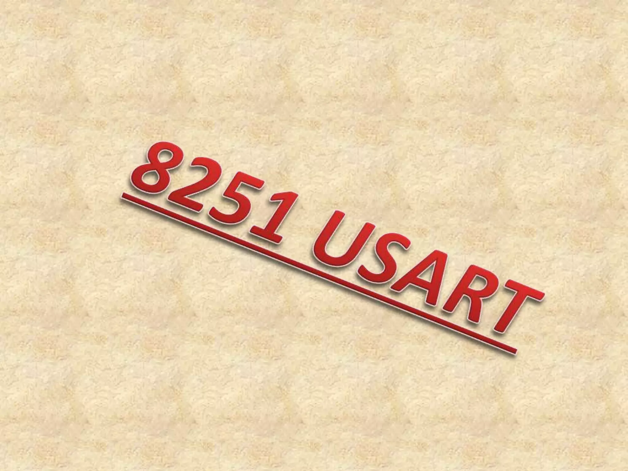 8251 USART | PPTX