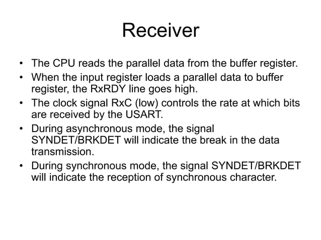 8251 Universal Synchronous Asynchronous Receiver Transmitter Ppt