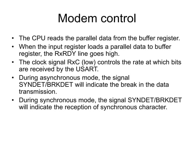 8251 universal synchronous asynchronous receiver transmitter | PPT