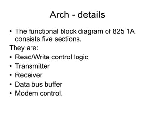 8251 universal synchronous asynchronous receiver transmitter | PPT