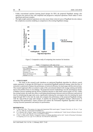 A page rank-based analytical design of effective search engine optimization | PDF