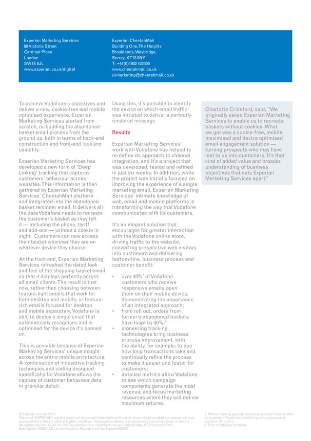 Vodafone and EMS Case Study Final | PDF