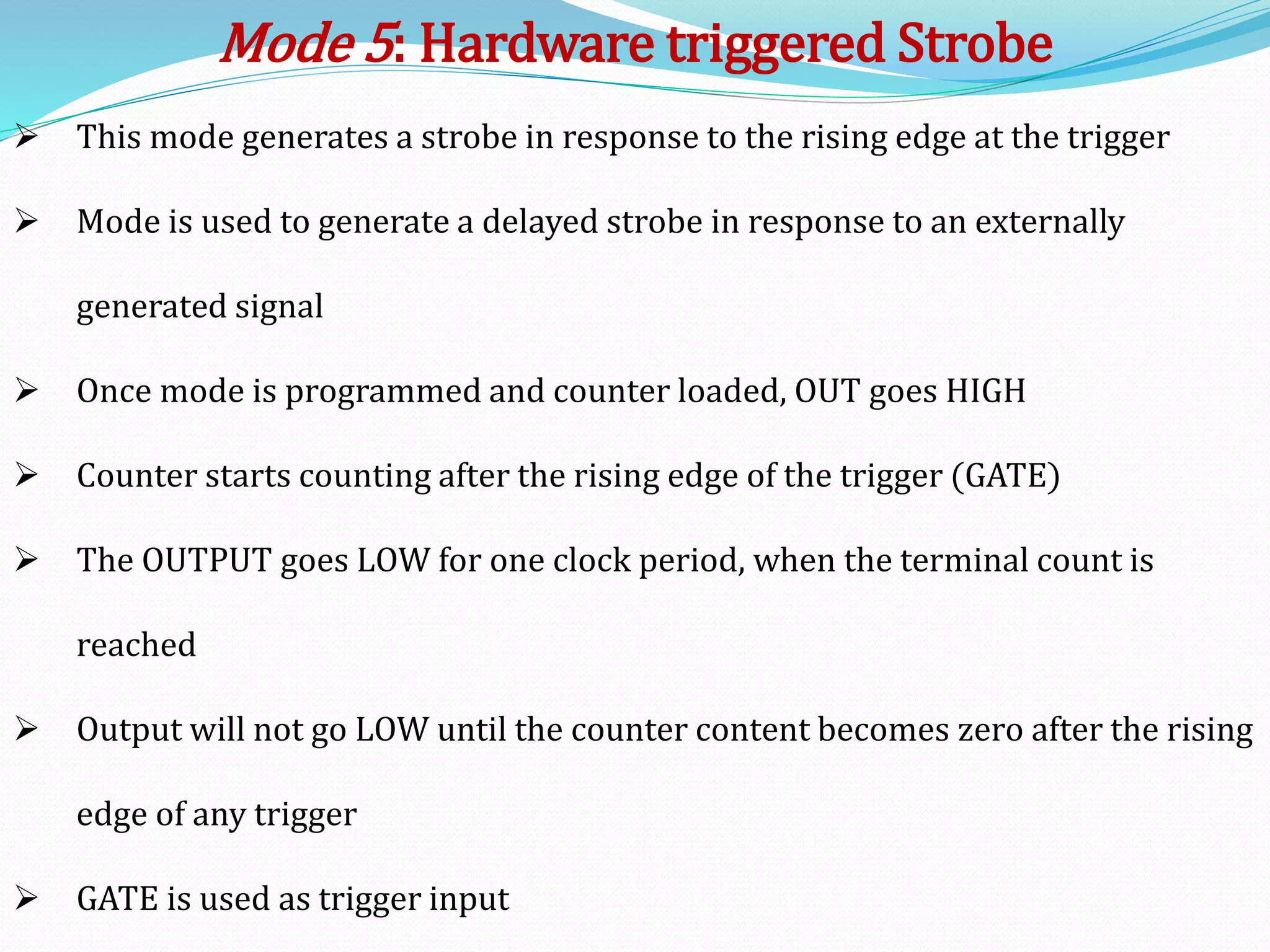 8254 Programmable Interval Timer by vijay | PPTX