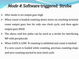 8254 Programmable Interval Timer by vijay | PPTX