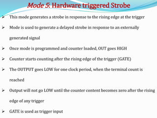 8254 Programmable Interval Timer by vijay | PPTX