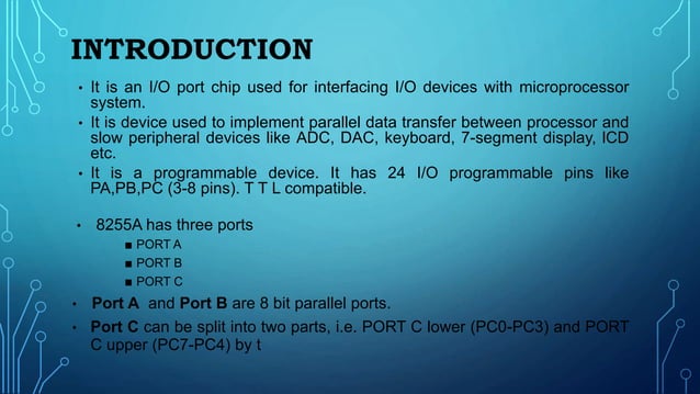 8255 ppi students material for ppi mpmc study | PPTX