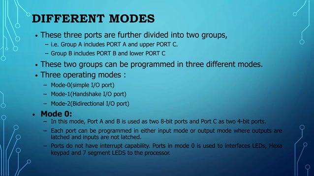 8255 ppi students material for ppi mpmc study | PPTX