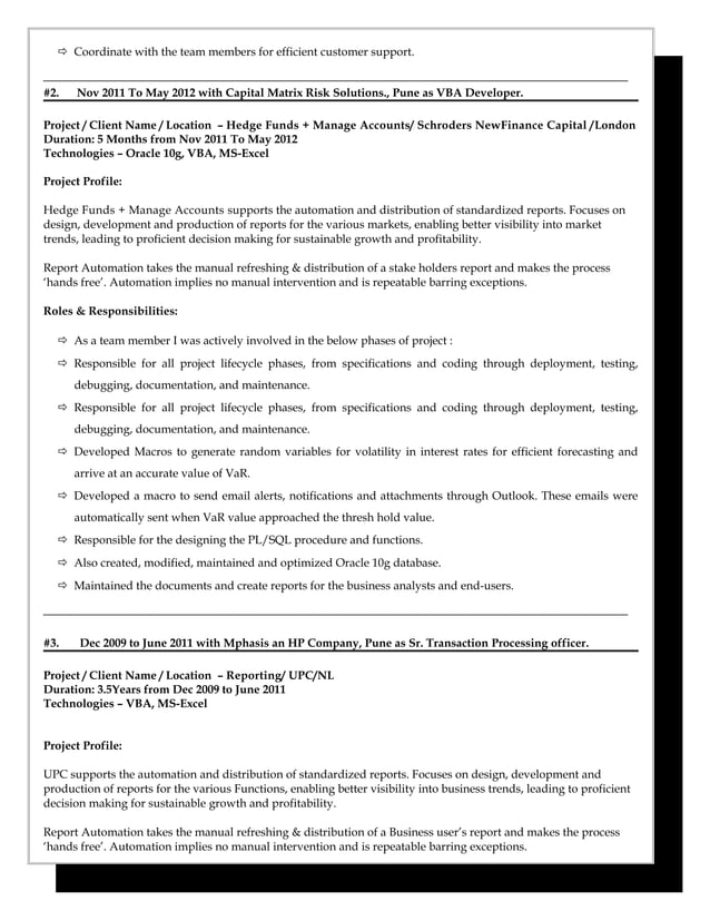 Ganesh profile | DOC | Databases | Computer Software and Applications