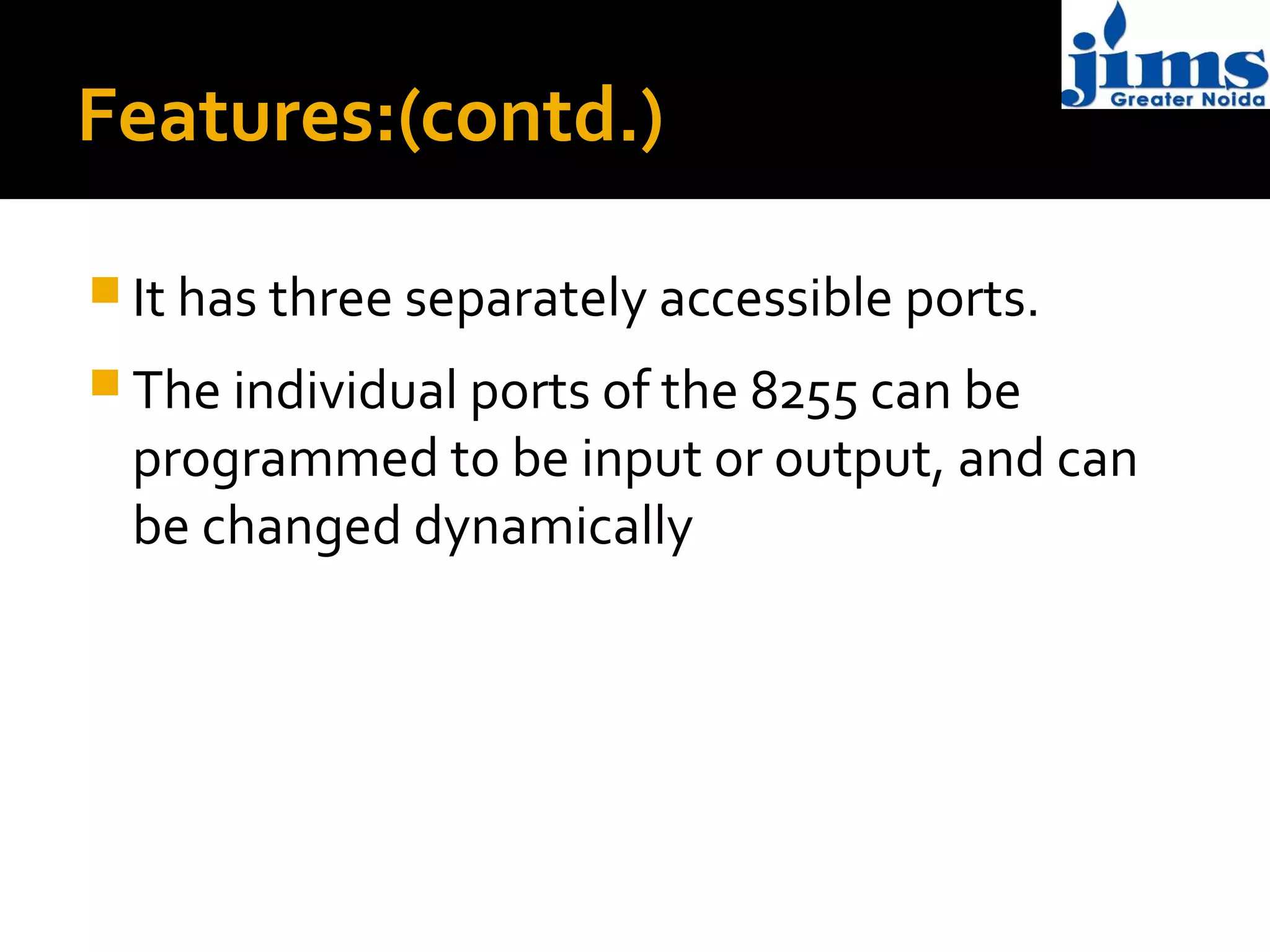 8255 PPI (programmable Peripheral Interface) mode 0 | PPT