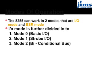 8255 PPI (programmable Peripheral Interface) mode 0 | PPT