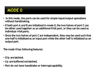 8255 PPI or parallel interface | PPT