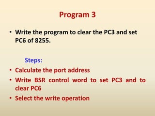 8255 programming | PPT