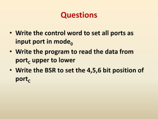 8255 programming | PPT