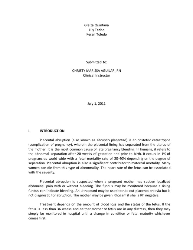 82580276 case-study-of-abruptio-placenta | DOCX