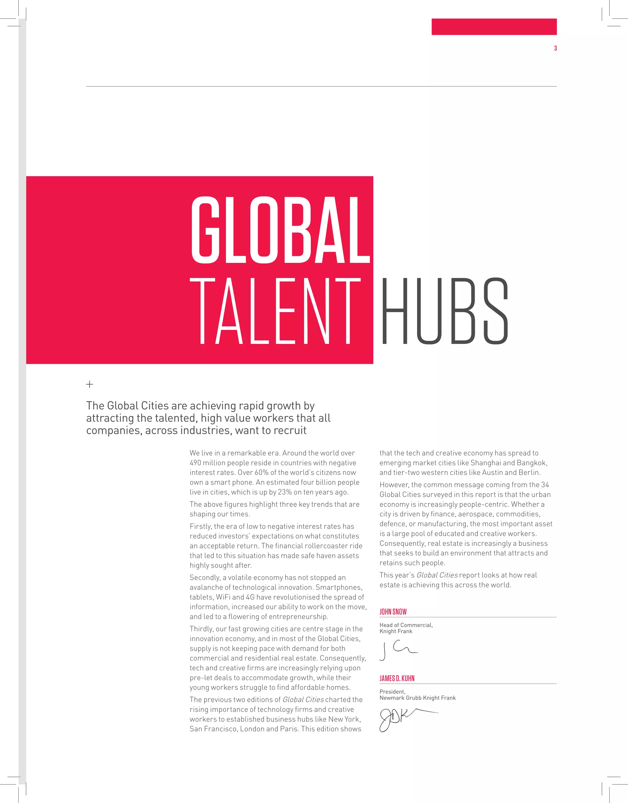 Knight Frank - Global Cities 2017 - Final | PDF