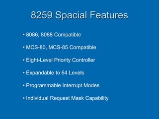 8259 programmable PPI interfacing with 8085 .ppt