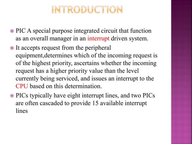 8259 Programmable Interrupt Controller | PDF
