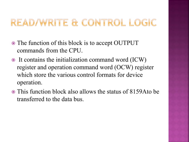 8259 Programmable Interrupt Controller | PDF