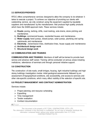 rtcc CONSTRUCTION profile revised | PDF