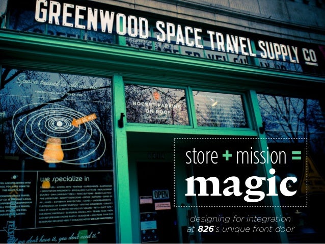 826National: Store + Mission = Magic