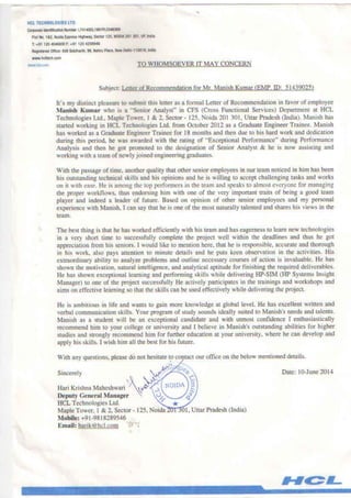 MANISH KUMAR CV | PDF