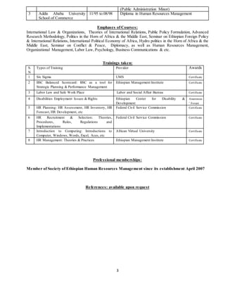 Habtamu_Legesse_Belayneh_Resume | DOCX | Resume Writing and Advice ...