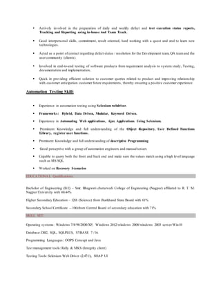 Sumit_selenium | DOCX | Web Development | Internet