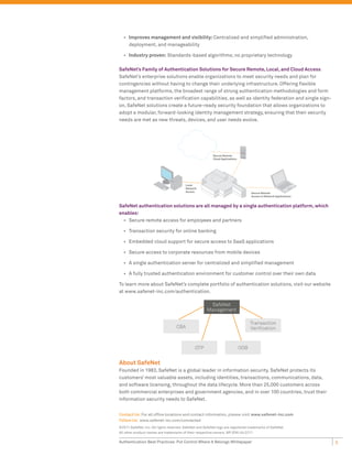 Authentication_Best_Practices_WP(EN)_web | PDF | Information and Network Security | Computing