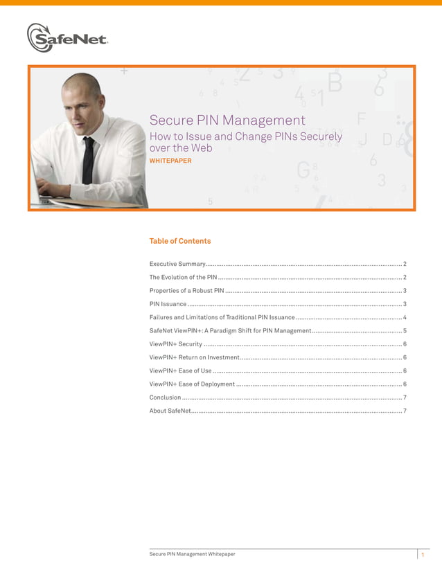 Secure PIN Management How to Issue and Change PINs Securely over the ...