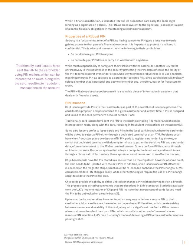 Secure PIN Management How to Issue and Change PINs Securely over the ...